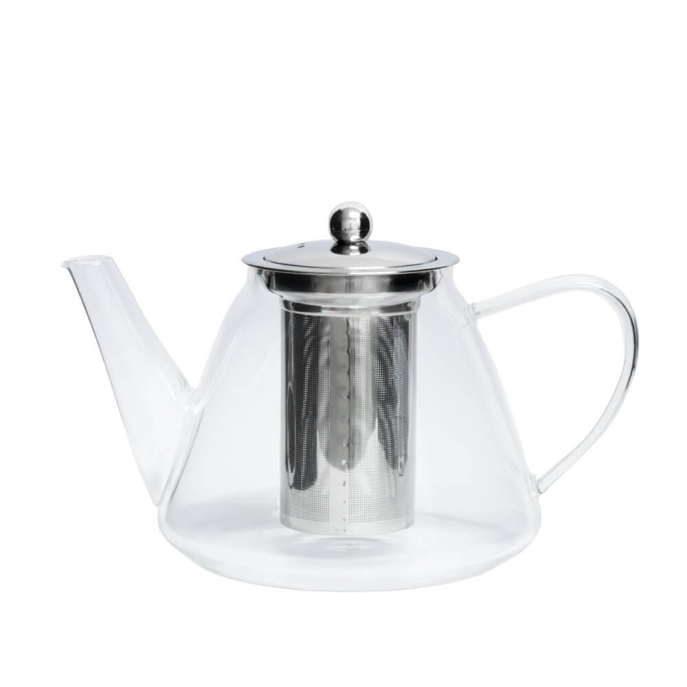 Moderne Teekanne aus Glas, inkl. Edelstahlsieb | DESTADO - Concept Store